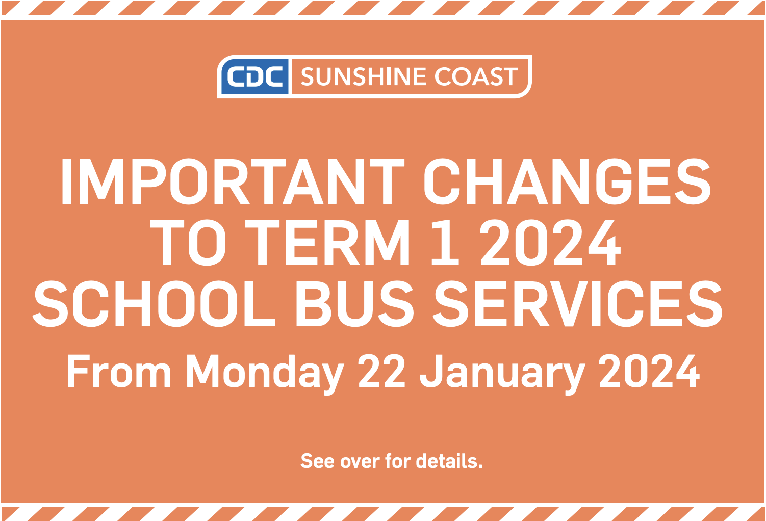 Important Changes to School Bus Services